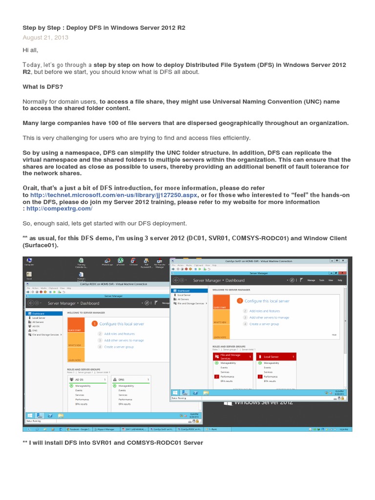 Step by Step DFS | PDF | Information Technology Management | System ...