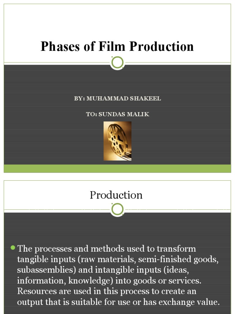 Phases Film Production Guide | PDF | Filmmaking | Video