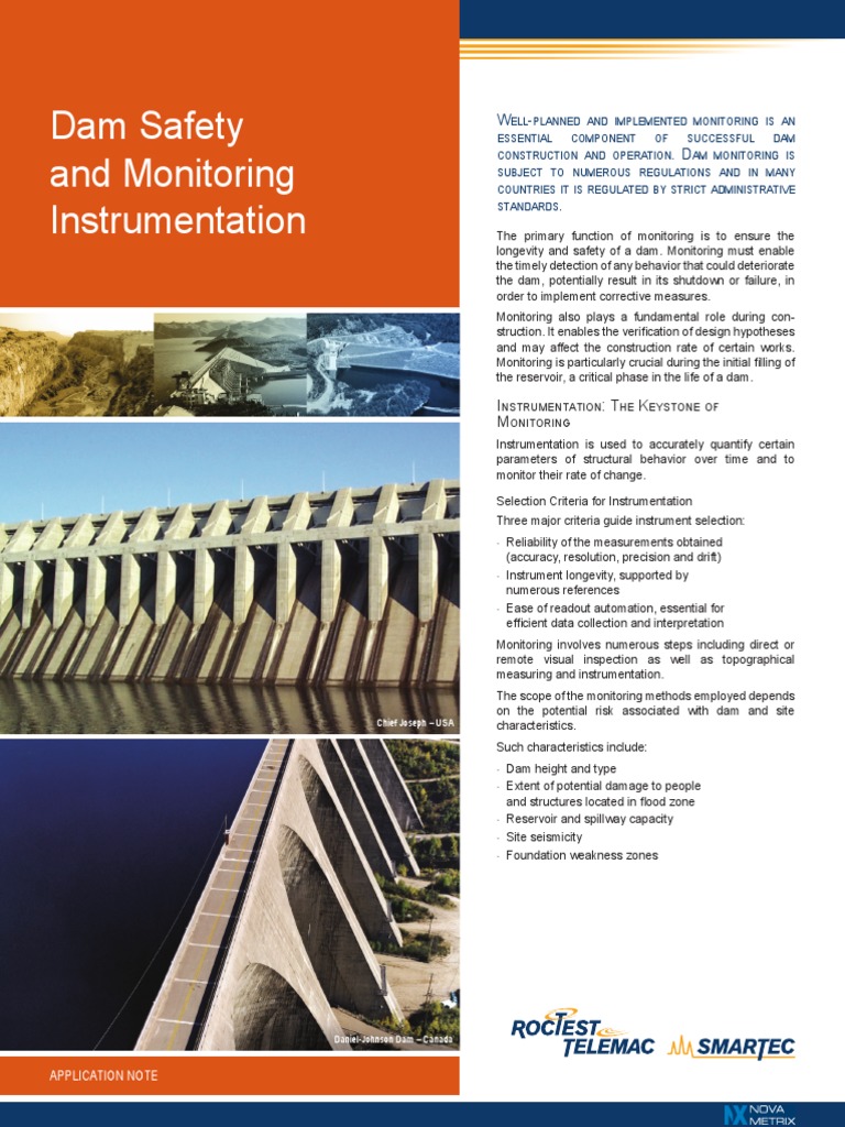 Dam Safety and Monitoring Instrumentation | PDF | Dam | Soil Mechanics