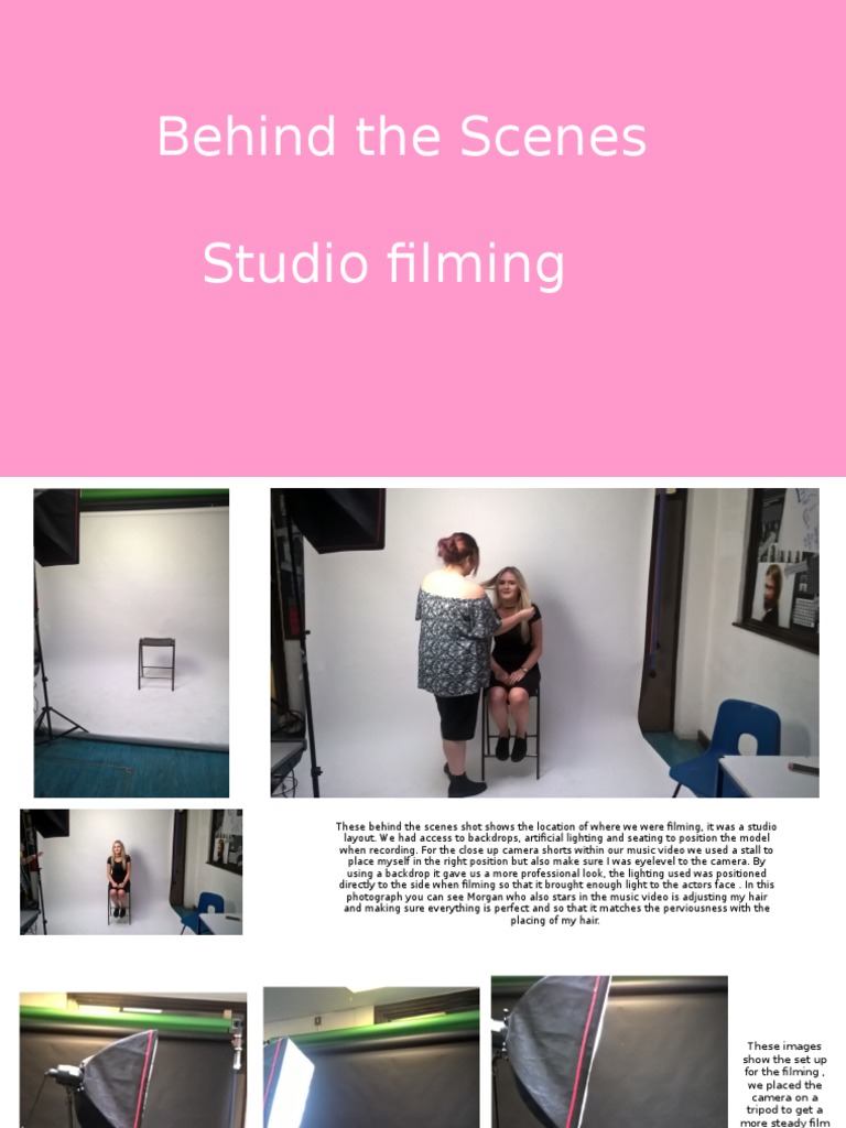 Behind The Scenes Filming | PDF