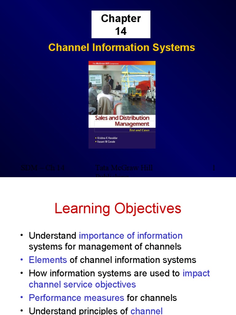 CH 14 Channel Information Systems | PDF | Sales | Information System