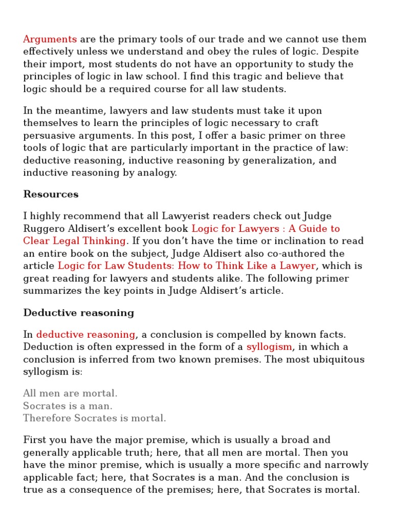 Arguments: Resources | PDF | Argument | Inductive Reasoning