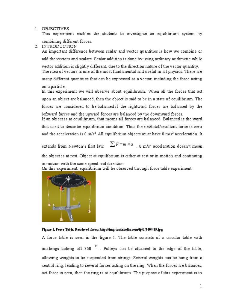 Lab Report 2-Engineering Statics | PDF | Acceleration | Force
