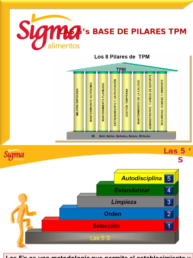 Las 5’S Base De Pilares Tpm | Tecnología (general) | Ciencia | Prueba gratuita de 30 días | Scribd