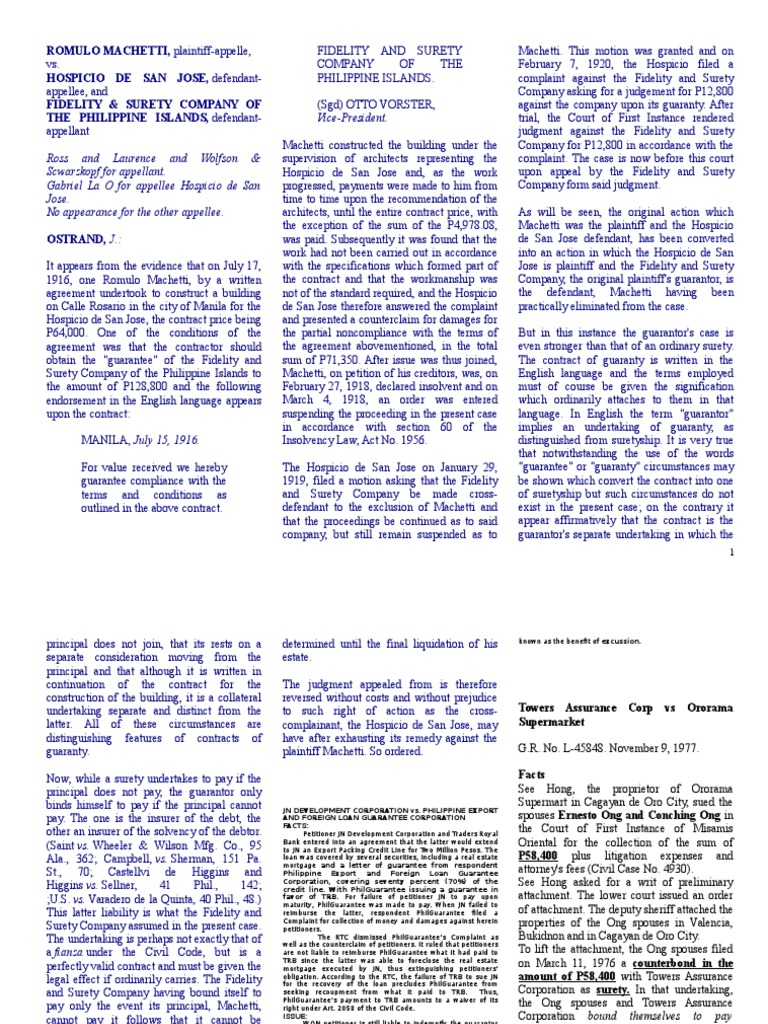 PhilGuarantee liable to indemnify guarantor despite waiver of excussion ...