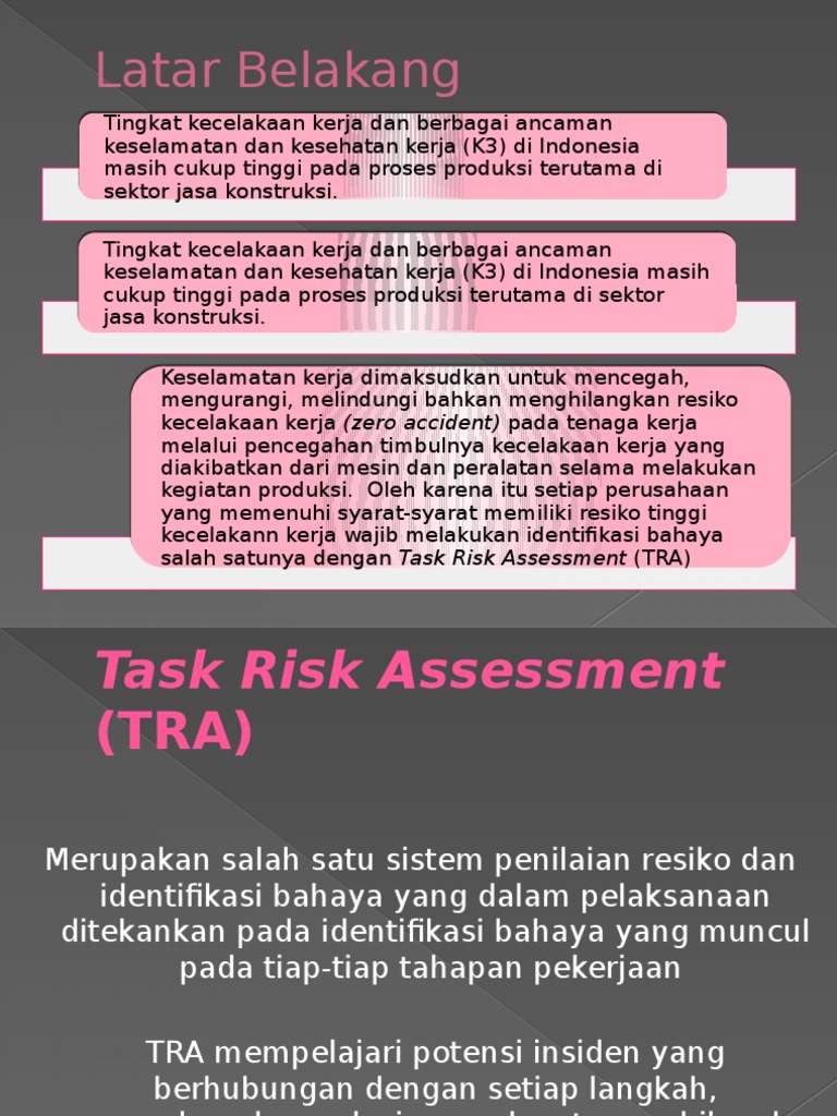 Task Risk Assessment | PDF