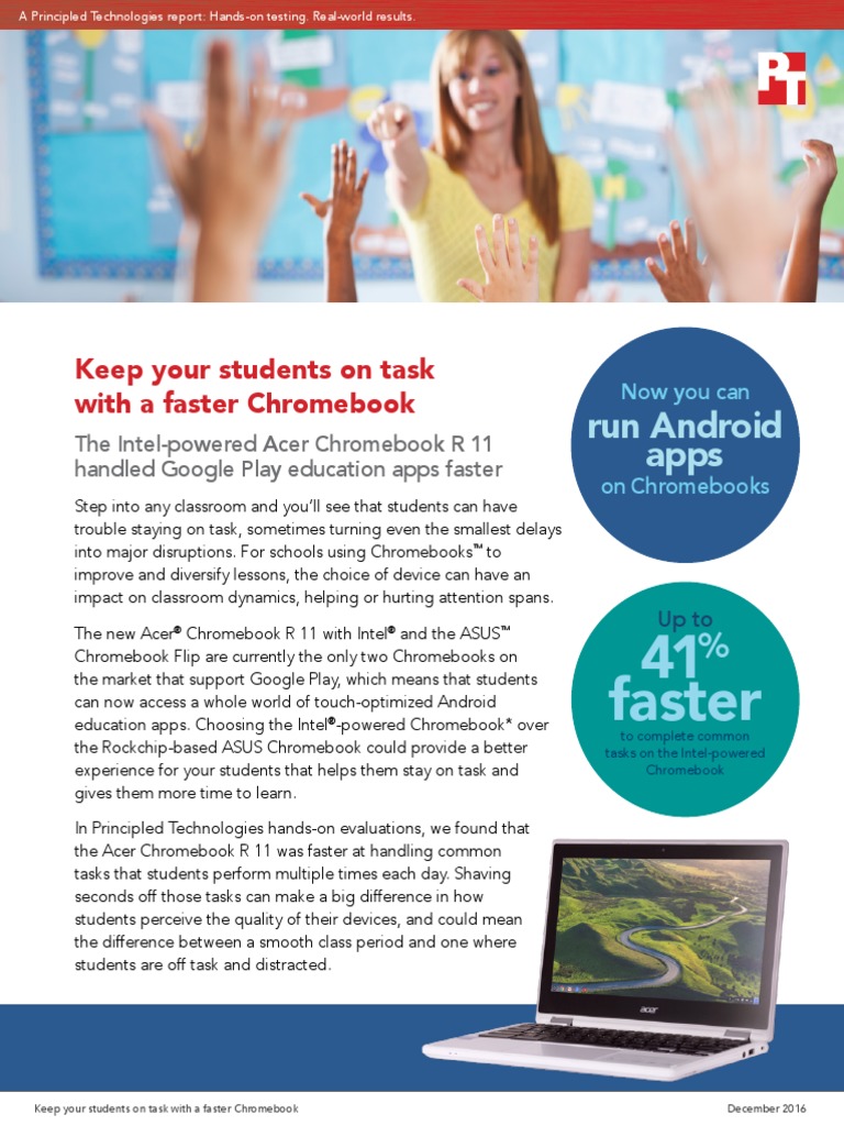 Keep Your Students On Task With A Faster Chromebook | PDF | Chromebook ...