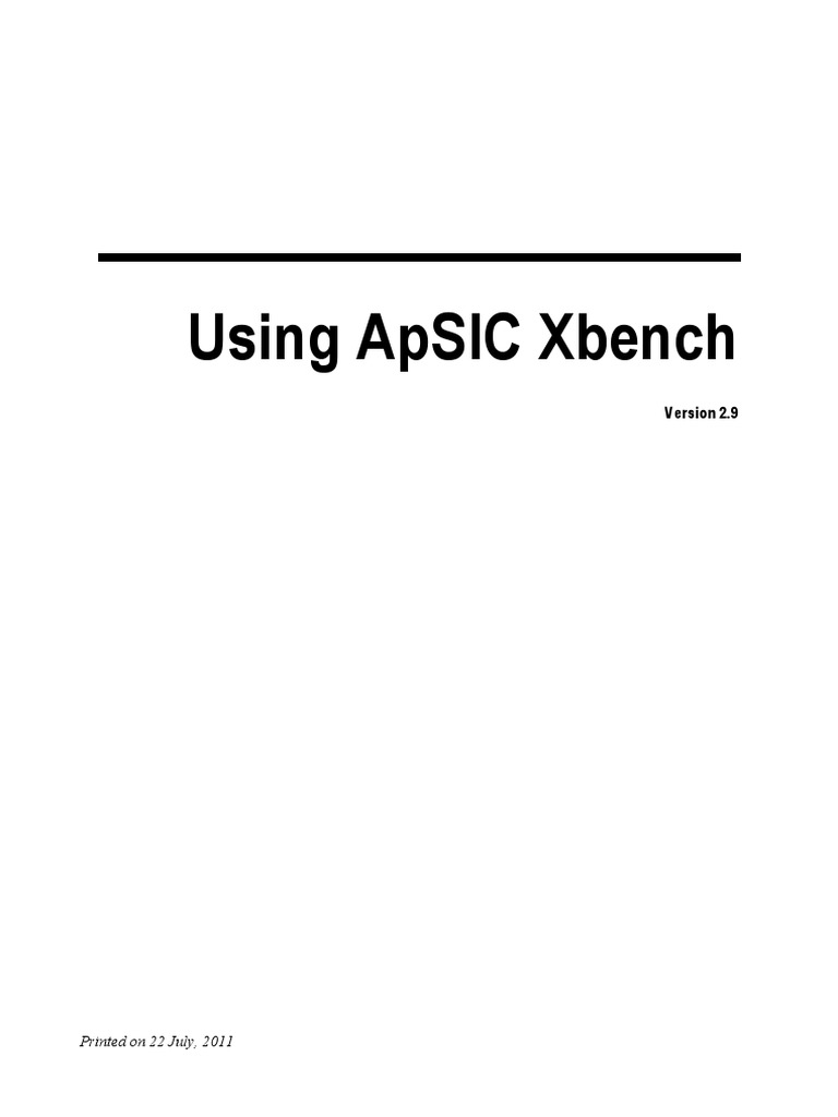 Using Apsic Xbench: Printed On 22 July, 2011 | PDF | Regular Expression | File Format