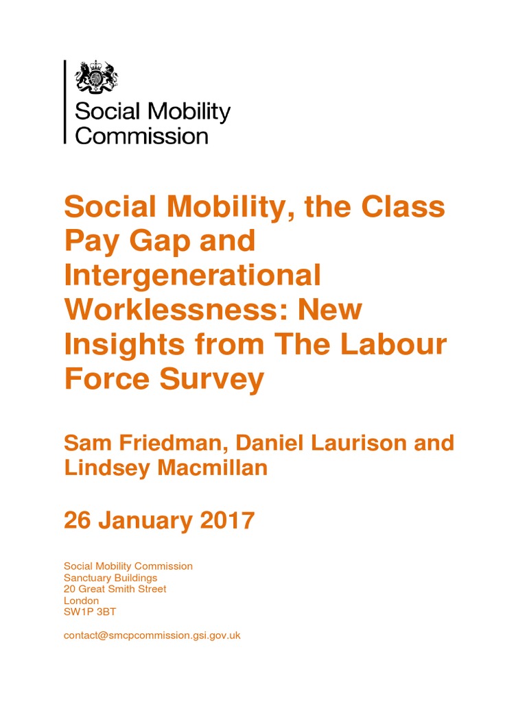 Social Mobility | PDF | Social Mobility | London School Of Economics