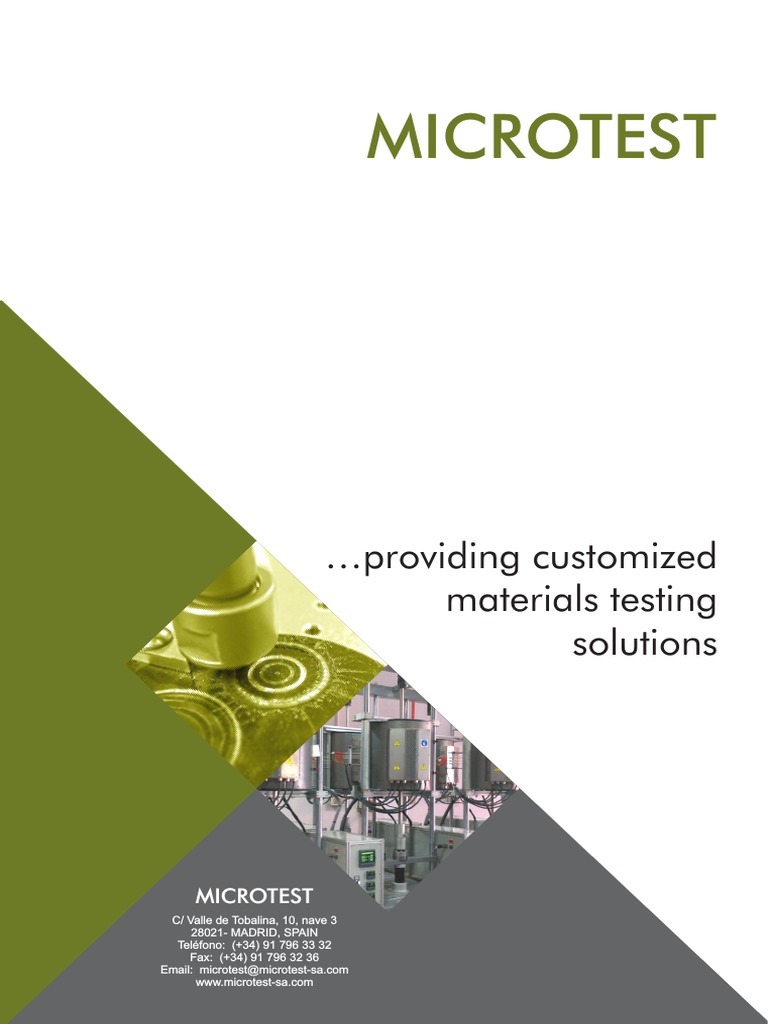 Microtest General Catalog | PDF