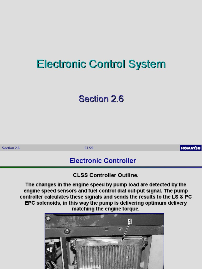 CLSS Electronic Control System | PDF