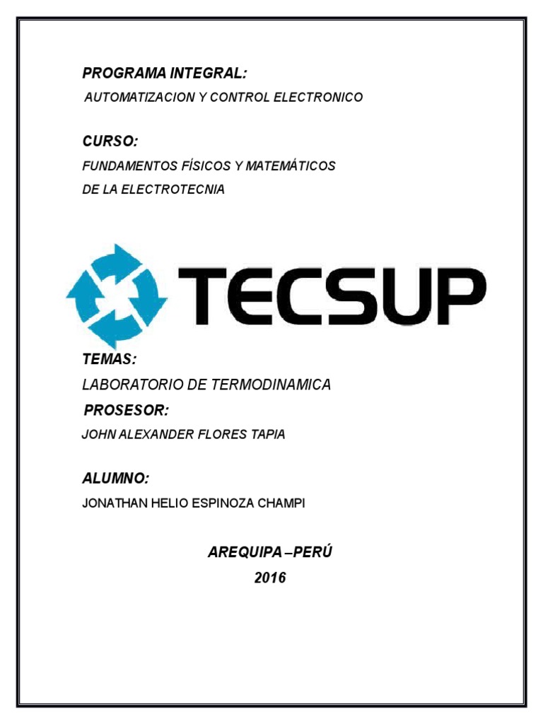 Caratula Tecsup | PDF