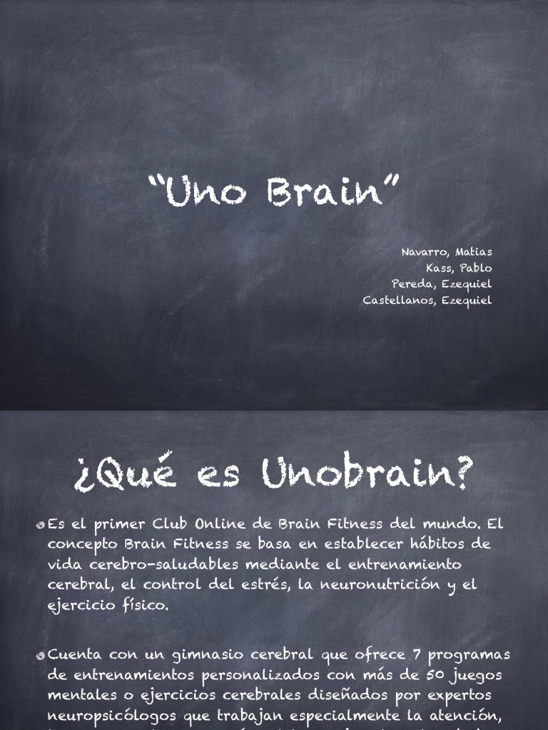 Uno Brain | PDF | Desorden hiperactivo y deficit de atencion ...