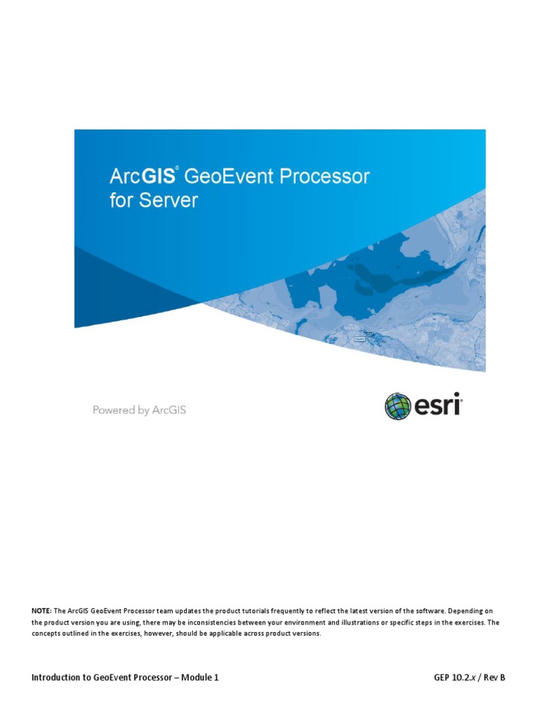 Introduction To GeoEvent Processor - Module 1 | PDF | Installation (Computer Programs) | Arc Gis