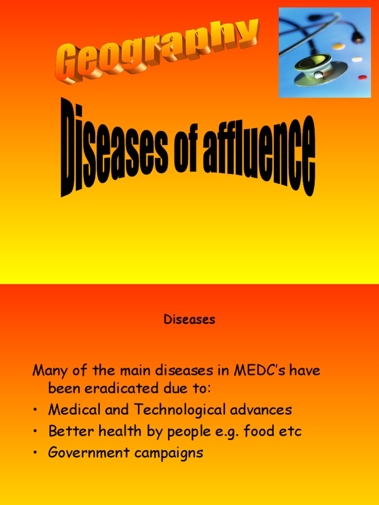 Diseases of Affluence Overview | PDF | Cardiovascular Diseases | Obesity