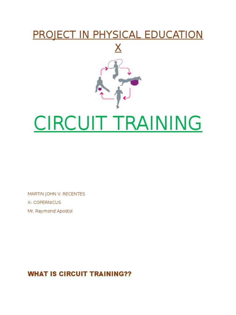 Circuit Training Overview and Sample Workout | PDF