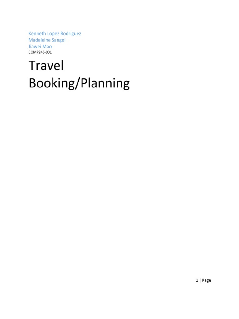 Travel Agency Software - Documentation | PDF | Use Case | Point Of Sale