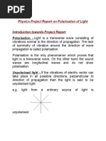 Physics Class 12 Project | PDF | Diffraction | Electrodynamics