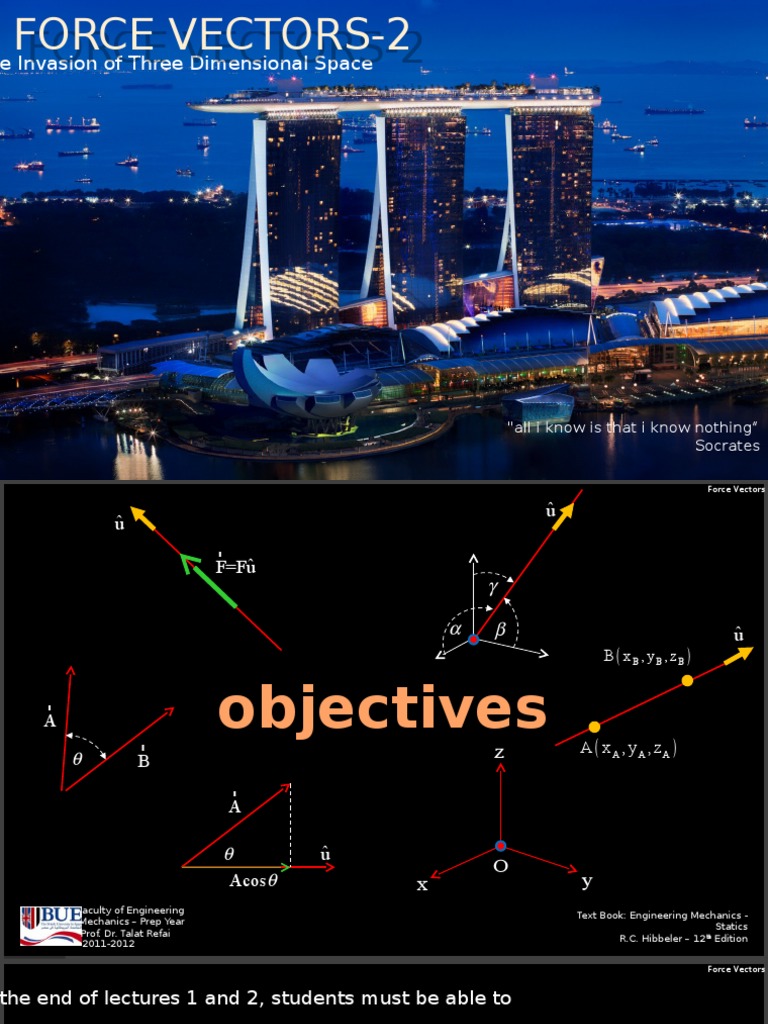 3D Force Vectors | PDF | Euclidean Vector | Algebra