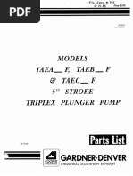 GD - Parts List Gardner-Denver | PDF | Pump | Valve