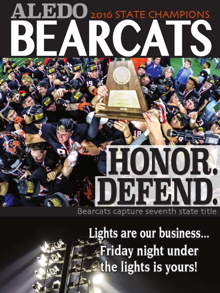 2016 Aledo Bearcats State Champs | Download Free PDF | Touchdown ...