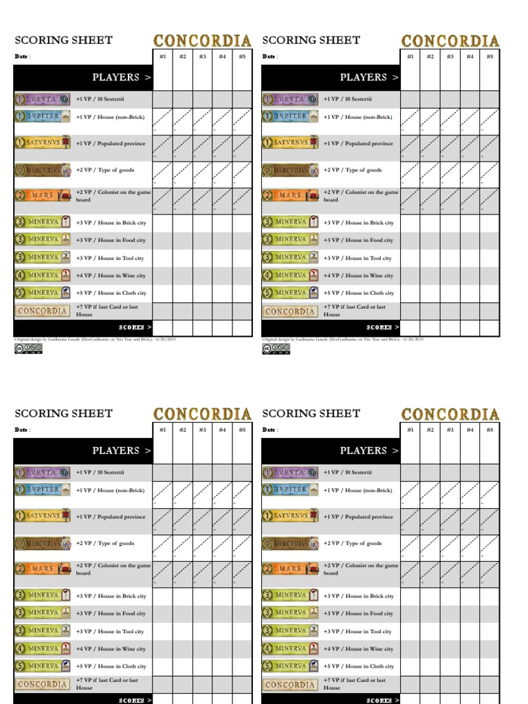 Concordia - Scoring (Us) | PDF | Law | Home & Garden