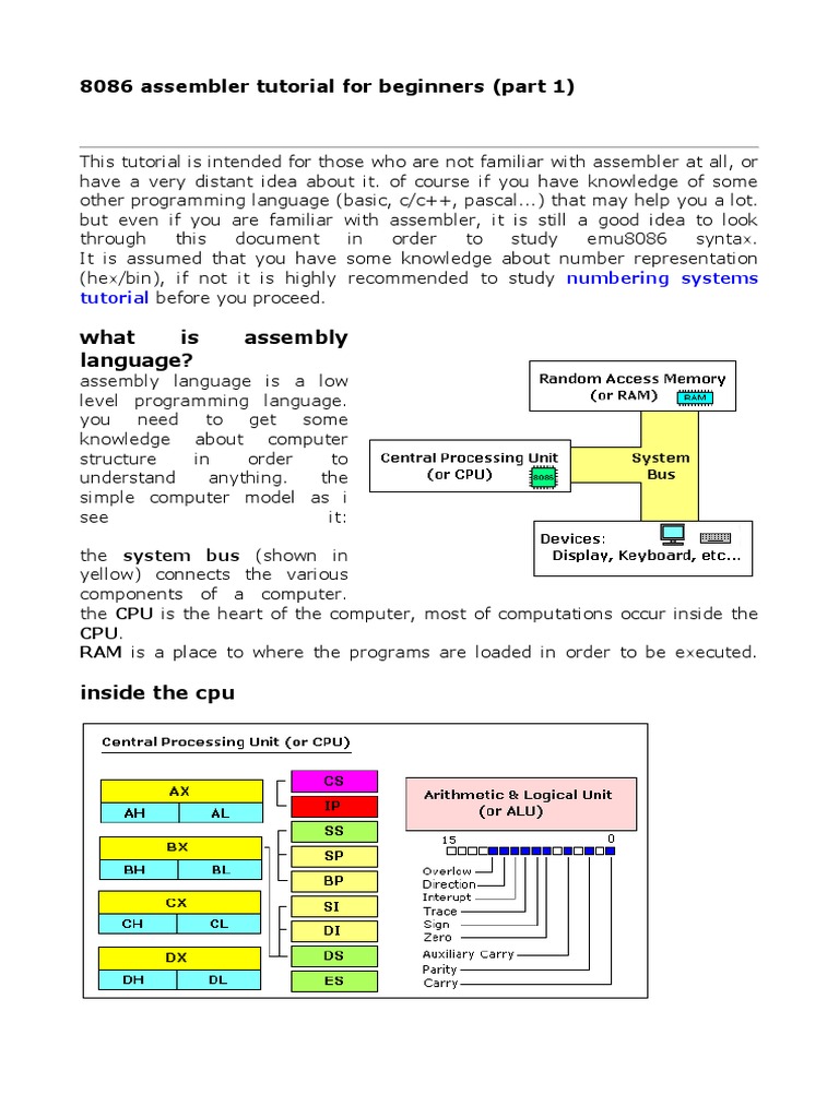 Asembler | PDF | Assembly Language | Subroutine