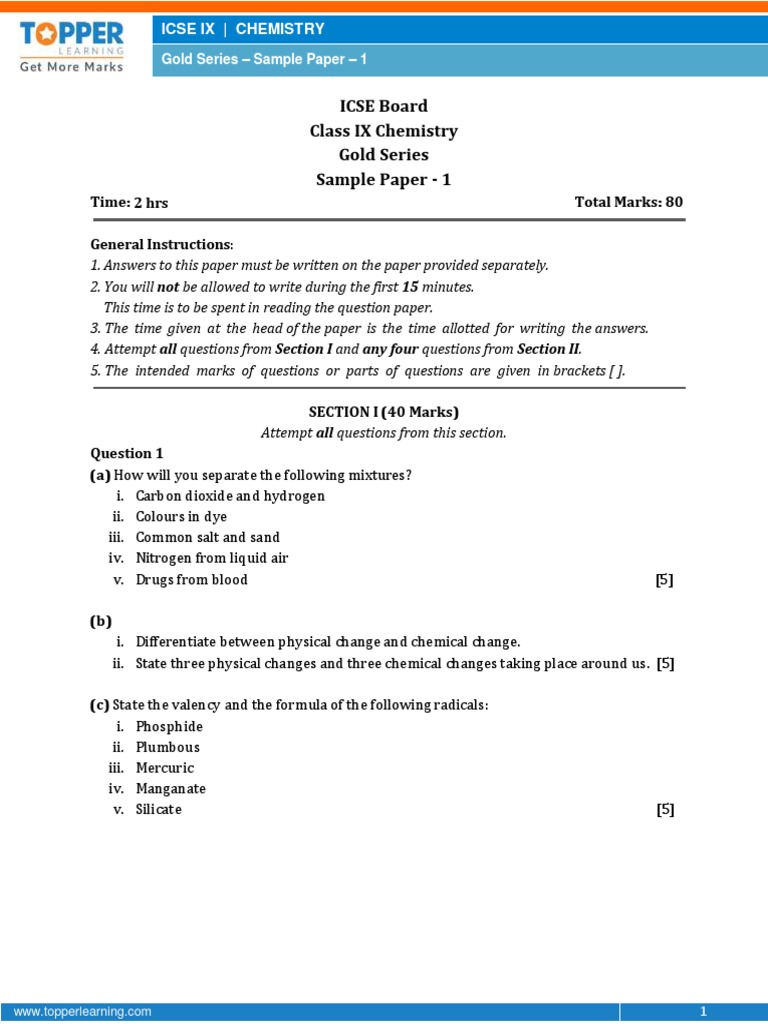 Topper 2 110 1 2 Chemistry Questions Up201506182029 1434639560 4018 ...