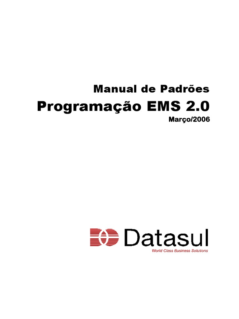Totvs Datasul DDK 0497 | PDF | Dados | Janela (informática)