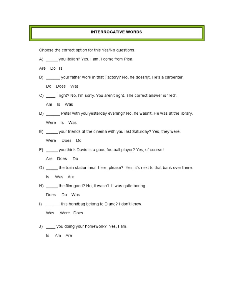 Choose The Right Answer | PDF