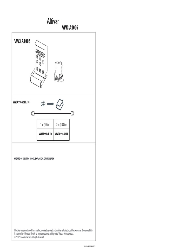 ATV312 - Remote-Display - VW3A1006 | PDF | Orthography | Graphemes