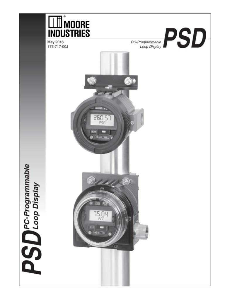 PSD Installation Manual Moore Industries | PDF | Personal Computers | Electrical Connector