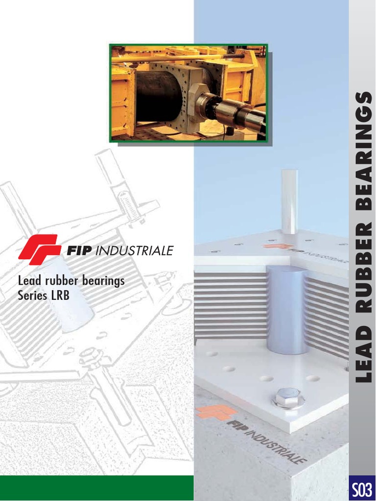 FIP Industriale Lead Rubber Bearings Series LRB | PDF | Hysteresis ...