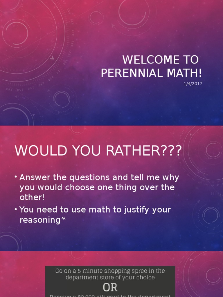 Perennial Math | PDF | Career & Growth | Language Arts & Discipline