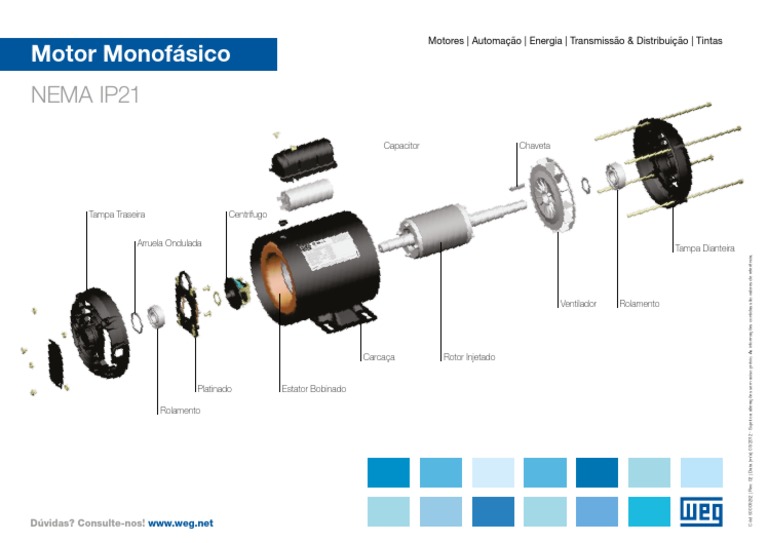 Componentes de Motores Monofásicos | PDF | Tecnologia e Engenharia