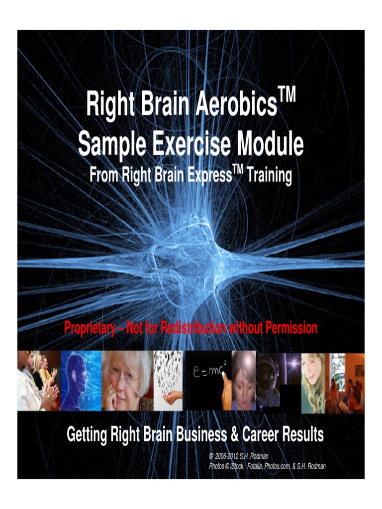 Right Brain Aerobics Sample Exercise Module | Download Free PDF ...