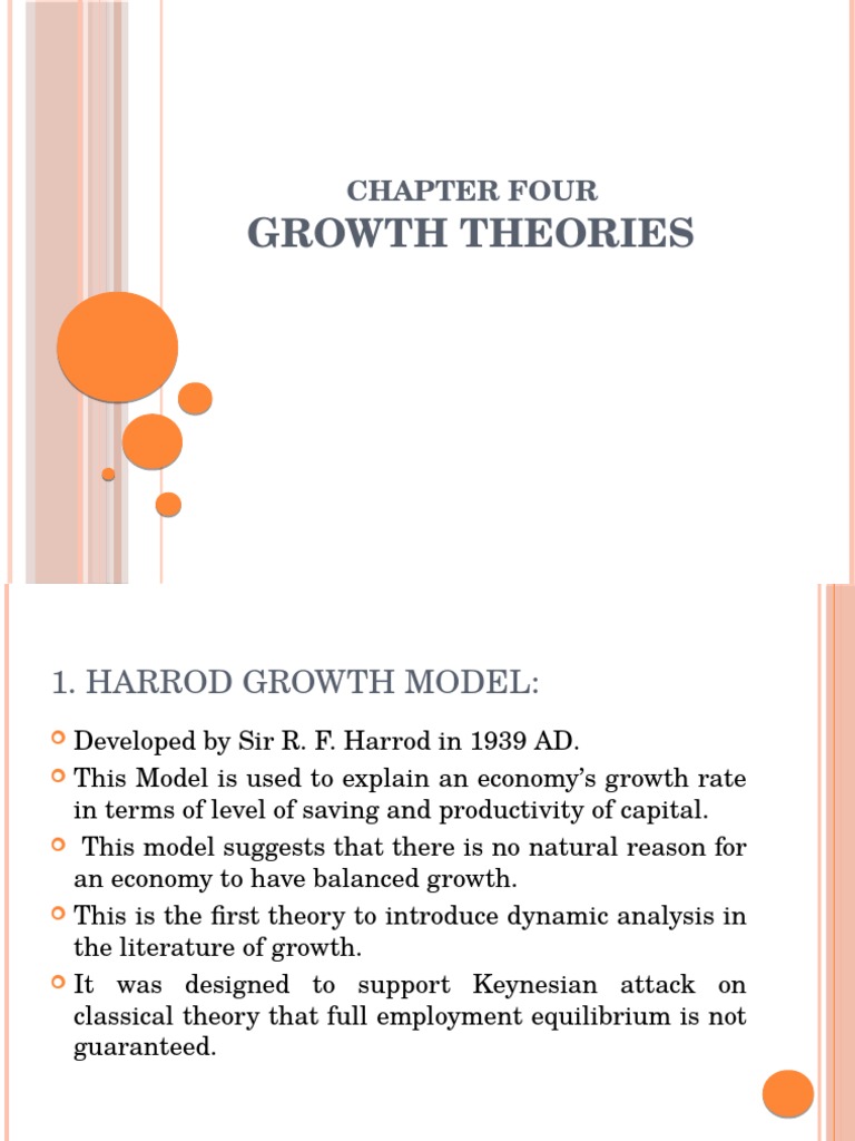Harrod-Domar Growth Models Explained | PDF | Economic Growth | Economic ...