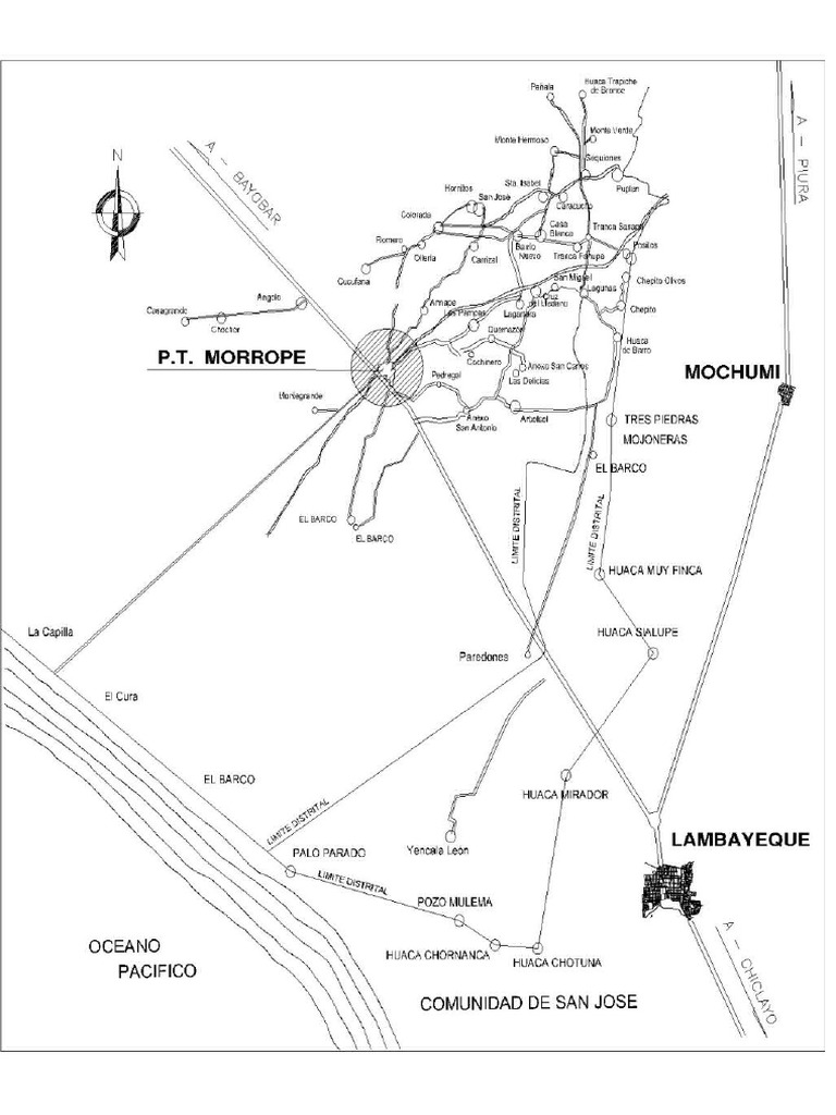 Mapa de Morrope | PDF
