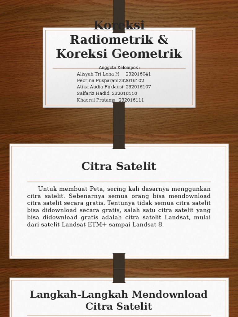 Koreksi Radiometrik & Geometrik | PDF