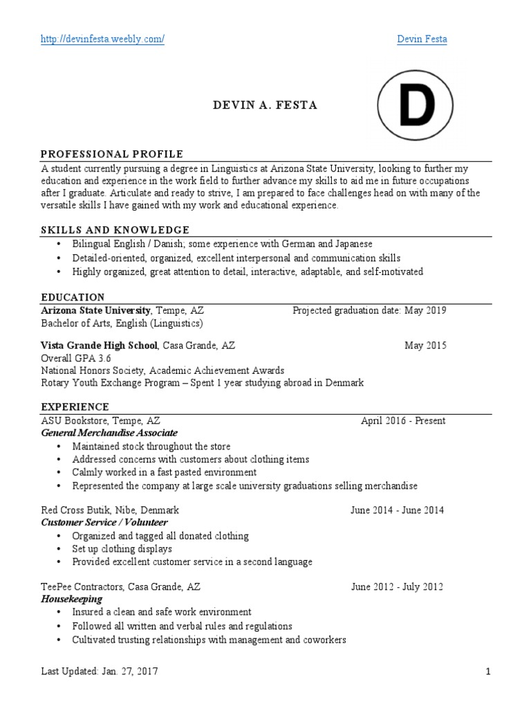 Devin A. Festa | PDF