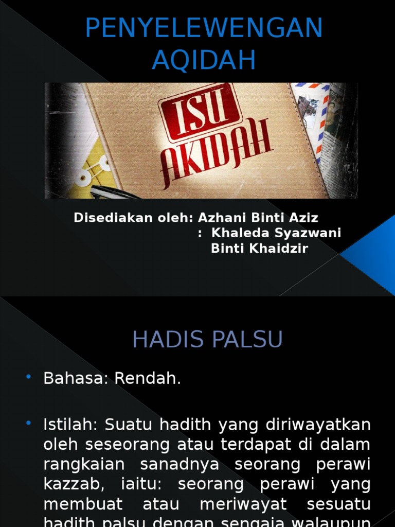 Kumpulan 4-Kelahiran Hadith Palsu & Faktor | PDF | Agama & Spiritualitas