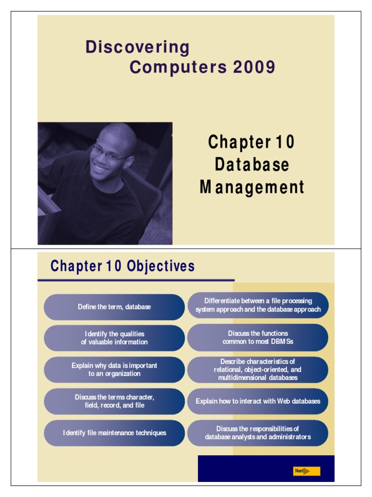 Chapter 10: Database Management | PDF | Relational Database | Databases