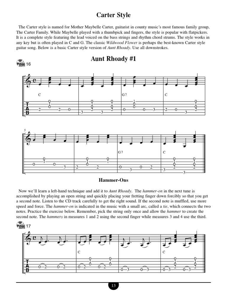 Esercizi Carter Style | Download Free PDF | String Instruments | Guitars