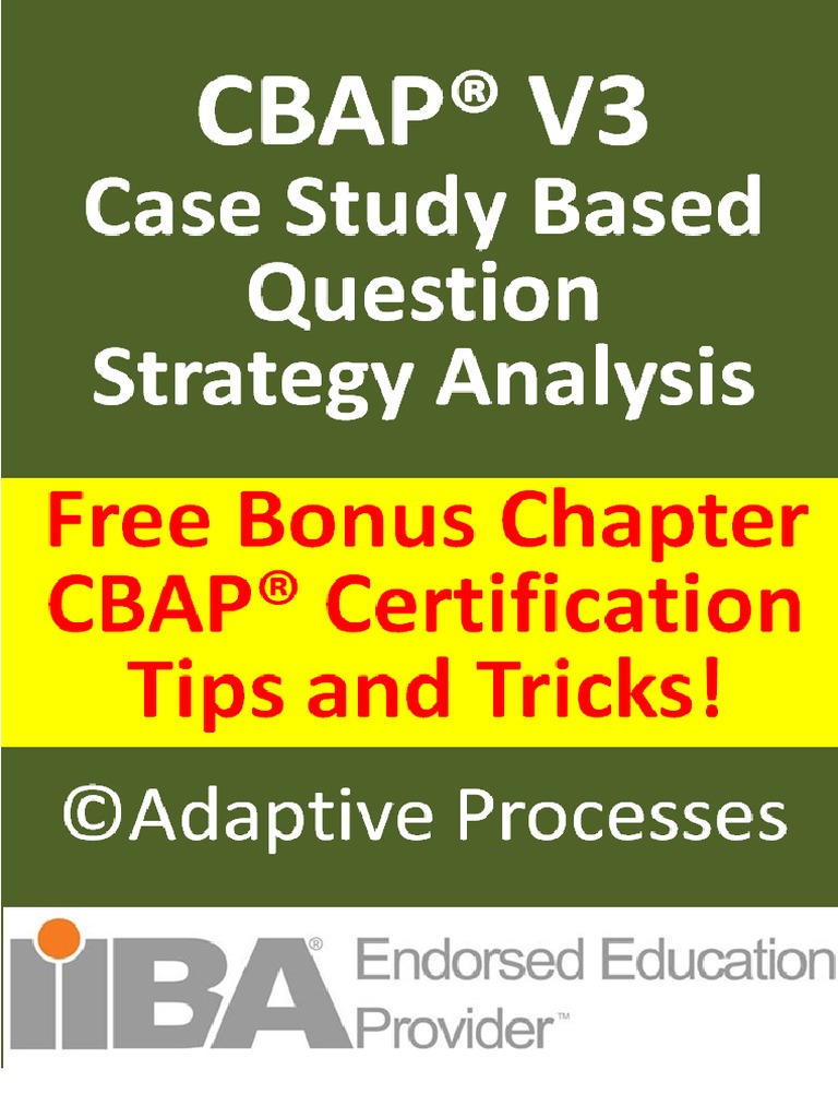 CBAP Question Bank v62 - Sample Chapter | PDF