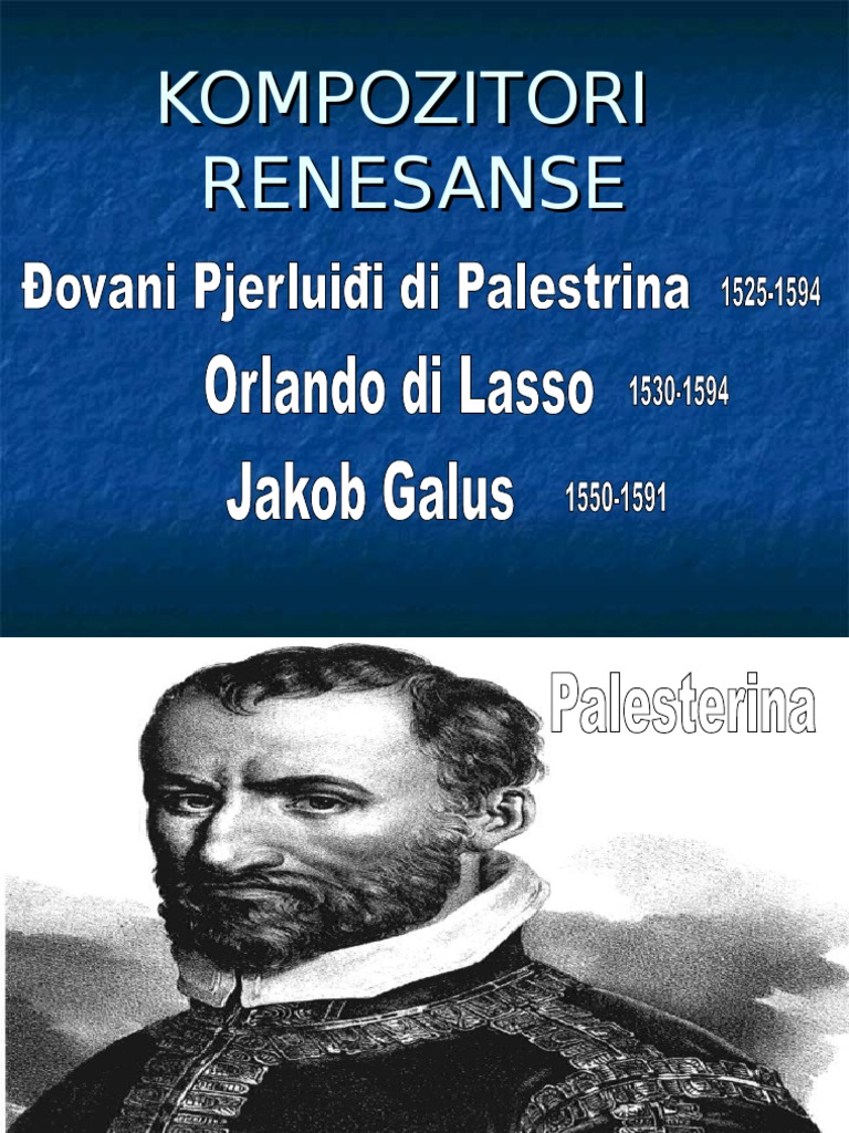 KOMPOZITORI Renesanse | PDF