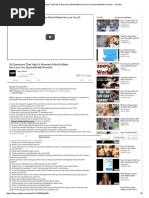 The 36 Questions That Lead To Love - The New York Times | PDF | Love