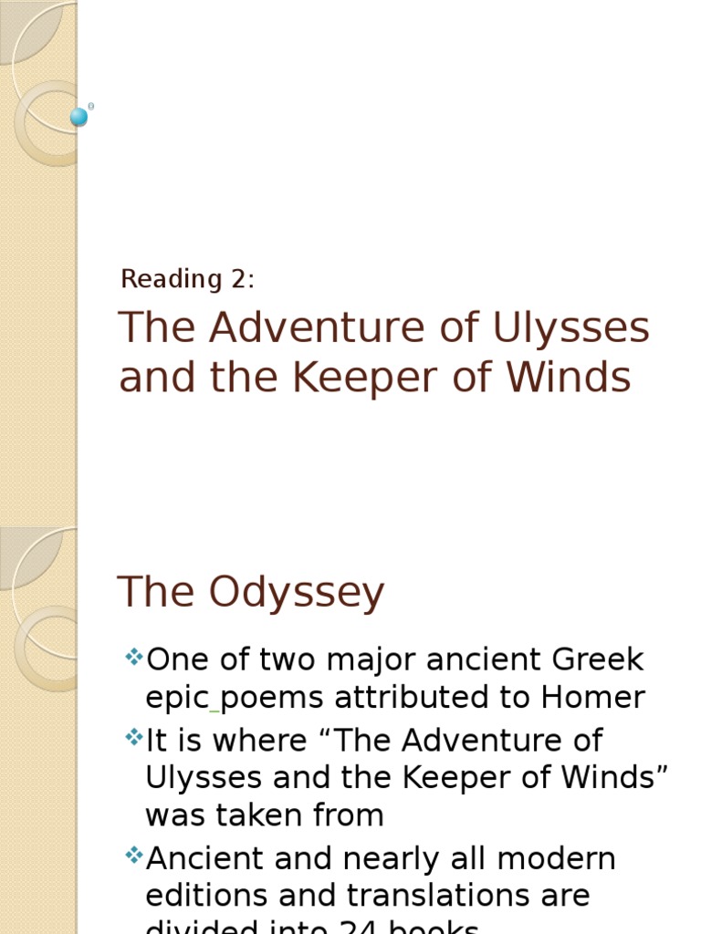 Reading 2-The Adventure of Ulysses | PDF | Social Science
