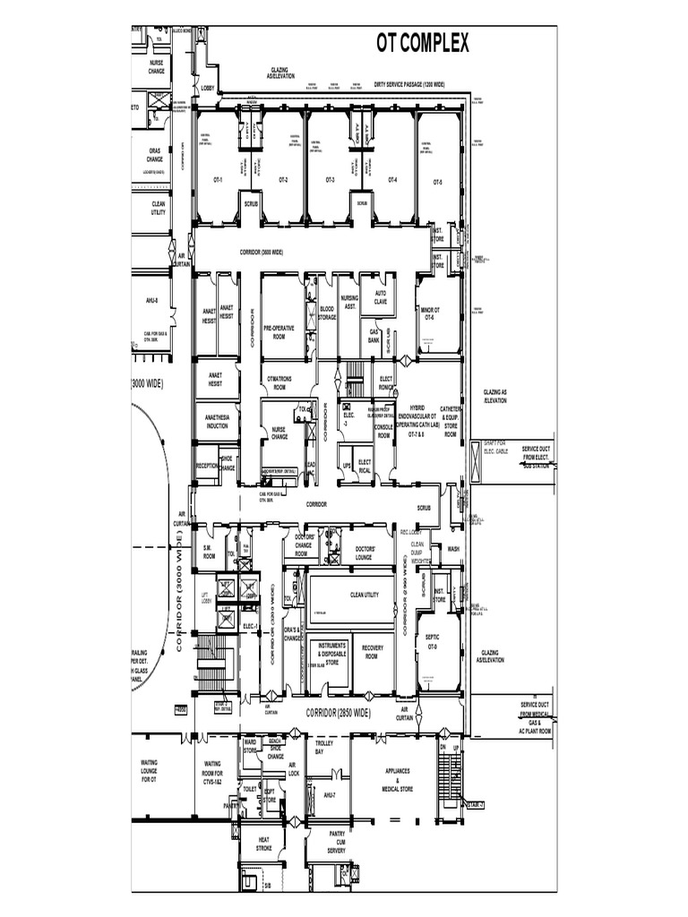 Ot Complex: Corridor (3000 Wide) | PDF