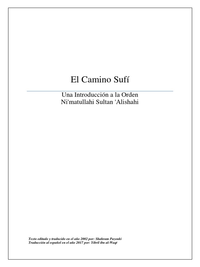 Introducción al Sufismo Ni'matullahi | PDF | El sufismo | Islam chiita