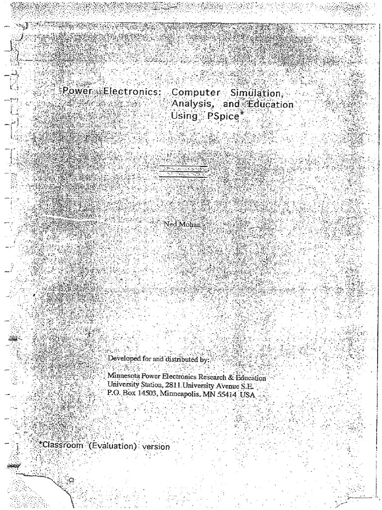 Mohan Pspice Exercises | PDF